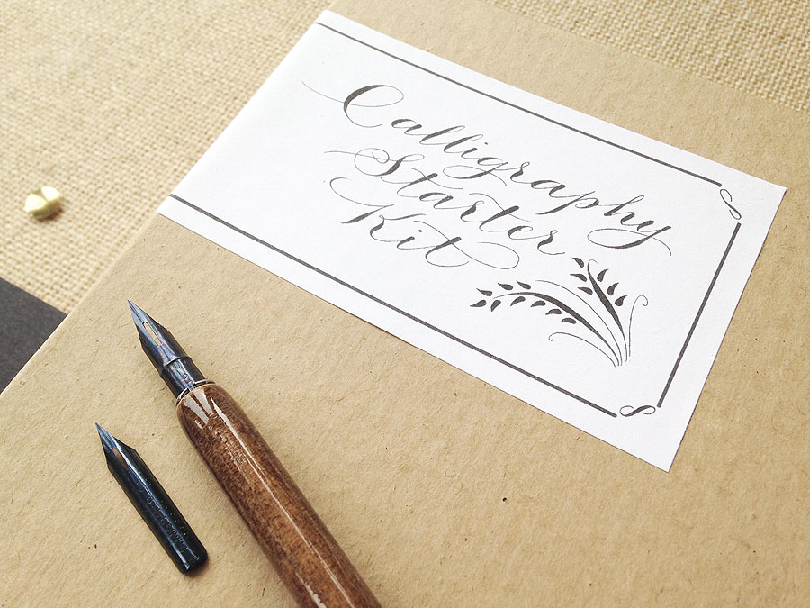 A choice of calligraphy kits for learning quirky lettering styles – By ...