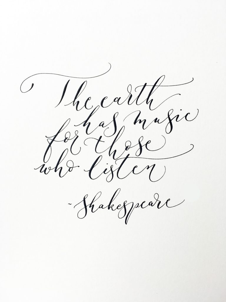 Calligraphy quotes and effective, creative layouts – a step by step ...
