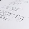 Tis a Fearful Thing - calligraphy poem - By Moon & Tide Calligraphy