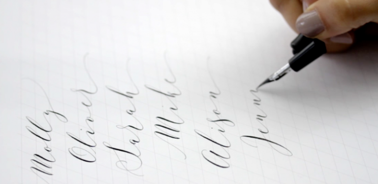 Making Beautiful Letters – a modern calligraphy workshop #4 – By Moon ...