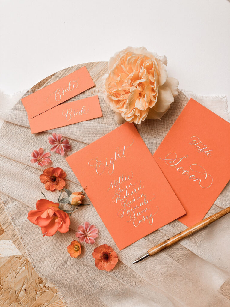 A summer of colourful calligraphy and weddings! - By Moon & Tide ...